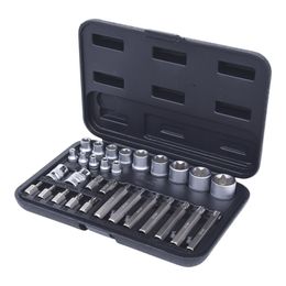 KS Tools TX-Steckschl&uuml;ssel- und Bit-Satz, 30-teilig Bits mit Bohrung (911.4301-2)