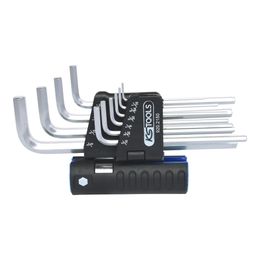 KS Tools 3 in 1 Innen6kant-Winkelstiftschl&uuml;ssel-Satz,10-teilig lang, Zoll (920.2150)