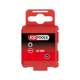 KS Tools 1/4" CLASSIC Bit TX, 50mm, T6, 5er Pack (911.3376)