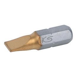 KS Tools 1/4" TiN Bit Schlitz, 25mm, 4mm (911.2620)