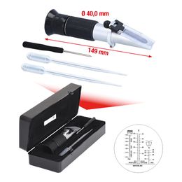 KS Tools Refraktometer K&uuml;hlfl&uuml;ssigkeit / Batteries&auml;ure (550.1290)