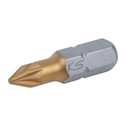 KS Tools 1/4" TiN Bit, 25mm, PZ3, 5er Pack (911.2627)