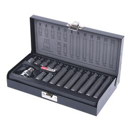 KS Tools CLASSIC Bit-Satz aus Chrom-Vanadium-Stahl 10 mm Antrieb 15-teilig TX, 9115020 (911.5020)