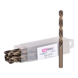 KS Tools HSS-G Co 5 Spiralbohrer, 7,5mm, 10er Pack (330.3075)