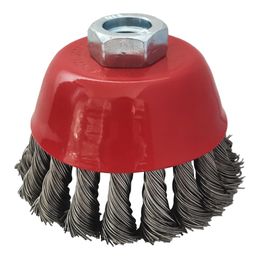 KS Tools Rostfreie Stahldrahttopfb&uuml;rste 0,5mm, &Oslash; 90mm (340.0027)