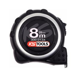 KS Tools Bandma&szlig; mit Feststeller,schwarz-grau, 8m (300.0134)