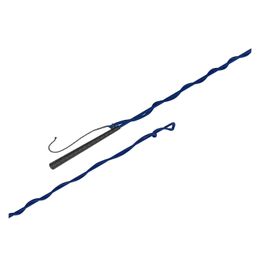 Black Forest Longierpeitsche, ohne Wirbel blau 180 cm