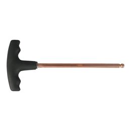 KS Tools BERYLLIUMplus Innensechskant-Winkelstiftschl&uuml;ssel, T-Griff 6 mm ,mit Kugelkopf (962.0963)