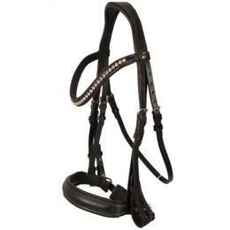 Hans Melzer Horse Equipment Hans Melzer Kandare Wiesbaden braun/silber WB EXTRA (KB-Kaltblut)