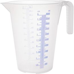 Pressol Messbecher, transparent, 5 l, VE 6 Stk, PP, mit Skala