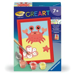 RAVENSBURGER VERLAG CreArt, Malen nach Zahlen Kinder - Fr&ouml;hliche Krabbe
