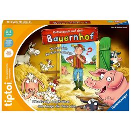 RAVENSBURGER VERLAG Ravensburger tiptoi Spiel 00125 R&auml;tselspa&szlig; auf dem Bauernhof - Lernspiel ab 3 Ja...