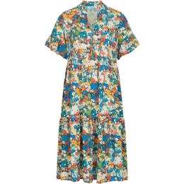 FELICITAS Midikleid Kamelia Blau (Gr&ouml;&szlig;e: 36)