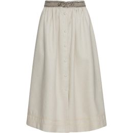 Kr&uuml;ger Kr&uuml;ger Collection Midirock mit G&uuml;rtel Ecru (Gr&ouml;&szlig;e: 42)