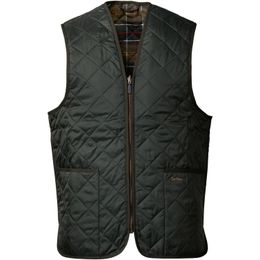 Barbour Steppweste / Zip-In Liner Oliv/Classic (Gr&ouml;&szlig;e: 48)