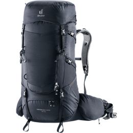 Deuter Aircontact Core 50+10 Trekkingrucksack Herren - Gr&ouml;&szlig;e Einheitsgr&ouml;&szlig;e - schwarz