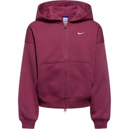 Nike NSW Studio Fleece Sweatjacke Kinder - Gr&ouml;&szlig;e 158/164 - rosa