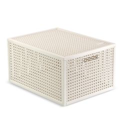 curver Aufbewahrungsbox 'Kaya' wei&szlig; 37,6 &times; 30 &times; 20,7 cm