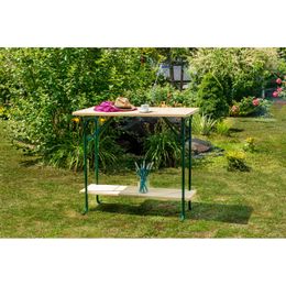 Stehtisch Holz/Metall 120 x 60 cm