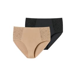 Schiesser Damen Midislip Air Spitze 2er Pack
