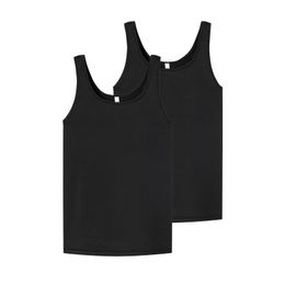 Schiesser Damen Unterhemd Tr&auml;gertop - Unique Micro 2er Pack