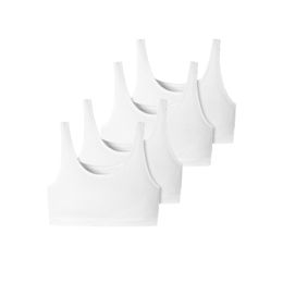Schiesser Damen Bustier 95/5 Organic Cotton 4er Pack