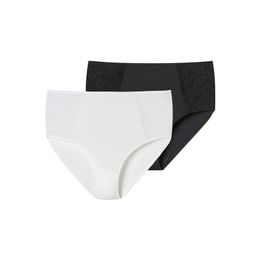 Schiesser Damen Midislip Air Spitze 2er Pack