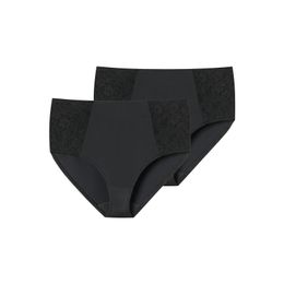 Schiesser Damen Midislip Air Spitze 2er Pack
