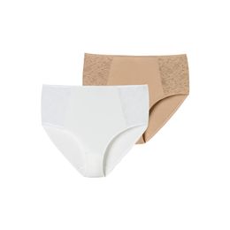 Schiesser Damen Midislip Air Spitze 2er Pack