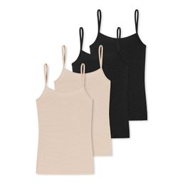 Schiesser Damen Spaghettitop Modal Essentials 4er Pack