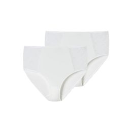 Schiesser Damen Midislip Air Spitze 2er Pack