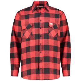 Herren Gro&szlig;e Gr&ouml;&szlig;en | Kamro Freizeithemd aus Baumwollflanell Farbe rot/schwarz Gr&ouml;&szlig;e: 3XL