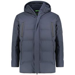 Herren Gro&szlig;e Gr&ouml;&szlig;en | BOSS Wattierter Parka, wasserabweisend Farbe dunkelblau Gr&ouml;&szlig;e: 5XL