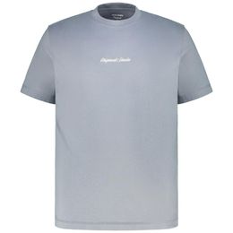 Jack & Jones Herren Gro&szlig;e Gr&ouml;&szlig;en | Jack&Jones T-Shirt mit Label-Stickerei Farbe hellgrau Gr&ouml;&szlig;e: 3XL