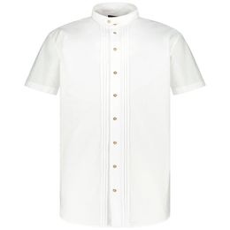 Herren Gro&szlig;e Gr&ouml;&szlig;en | Hammerschmid Trachtenhemd mit Biesen Farbe wei&szlig; Gr&ouml;&szlig;e: 6XL