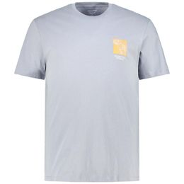 Jack & Jones Herren Gro&szlig;e Gr&ouml;&szlig;en | Jack&Jones T-Shirt mit Label-Print Farbe hellgrau Gr&ouml;&szlig;e: 4XL