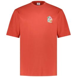 Herren Gro&szlig;e Gr&ouml;&szlig;en | Pfundskerl T-Shirt mit Motiv-Print Farbe rot Gr&ouml;&szlig;e: 4XL
