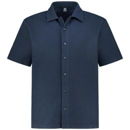 Herren Gro&szlig;e Gr&ouml;&szlig;en | Lerros Poloshirt mit durchgehender Knopfleiste Farbe blau Gr&ouml;&szlig;e: 3XL