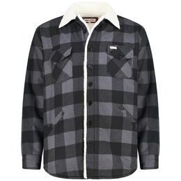 Herren Gro&szlig;e Gr&ouml;&szlig;en | Kamro Gef&uuml;tterte Jacke im Holzf&auml;ller-Stil Farbe anthrazit Gr&ouml;&szlig;e: 6XL