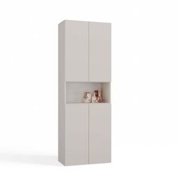 kommodly Hochschrank, Beige, Holzwerkstoff, 60x174x30 cm, Badezimmer, Badezimmerschr&auml;nke, Hochschr&auml;nke