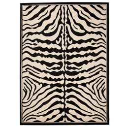 Tapiso Teppich, Schwarz, Creme, Textil, Rechteckig, 160x230 cm, Teppiche & B&ouml;den, Teppiche