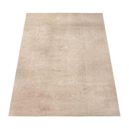 Paco Home Kurzflorteppich, Beige, Textil, Rechteckig, 240x340 cm, strapazierf&auml;hig, f&uuml;r Fu&szlig;bodenheizung geeignet, Teppiche & B&ouml;den, Teppiche
