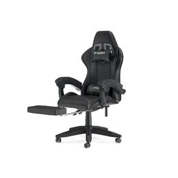 Rattantree Gaming-Stuhl, Schwarz, Leder, 50x134x50 cm, Kinder- & Jugendzimmer, Jugendm&ouml;bel, Gamingst&uuml;hle