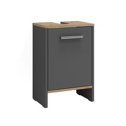 VICCO Waschbeckenunterschrank, Anthrazit, Honigeiche, Holzwerkstoff, Rechteckig, 38.2x57x26.3 cm, Badezimmer, Badezimmerschr&auml;nke, Waschbeckenunterschr&auml;nke