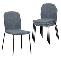 ALBATROS Stuhl, Grau, Textil, 50x85x58 cm, Esszimmer, St&uuml;hle, Esszimmerst&uuml;hle, Vierfu&szlig;st&uuml;hle