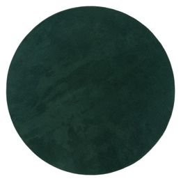 Paco Home Kurzflorteppich, Gr&uuml;n, Kunststoff, Rund, 160x160 cm, strapazierf&auml;hig, f&uuml;r Fu&szlig;bodenheizung geeignet, Teppiche & B&ouml;den, Teppiche