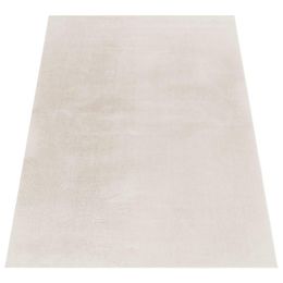 Paco Home Kurzflorteppich, Creme, Kunststoff, Rechteckig, 160x220 cm, strapazierf&auml;hig, f&uuml;r Fu&szlig;bodenheizung geeignet, Teppiche & B&ouml;den, Teppiche