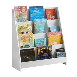sobuy Kinderregal, Wei&szlig;, Holzwerkstoff, 80x88x32 cm, Kinderzimmer & Jugendzimmer, Kinderm&ouml;bel, Kinderregale