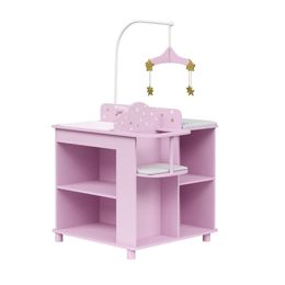 Teamson Kids Puppen, Pink, Holzwerkstoff, Spiel/Spielzeug, Freiform, 48x98x58 cm, Spielzeug, Kinderspielzeug, Puppen & Puppenzubeh&ouml;r, Puppenzubeh&ouml;r