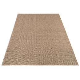 Paco Home Outdoorteppich, Beige, Textil, Rechteckig, 160x230 cm, strapazierf&auml;hig, f&uuml;r Fu&szlig;bodenheizung geeignet, Teppiche & B&ouml;den, Teppiche, Outdoorteppiche